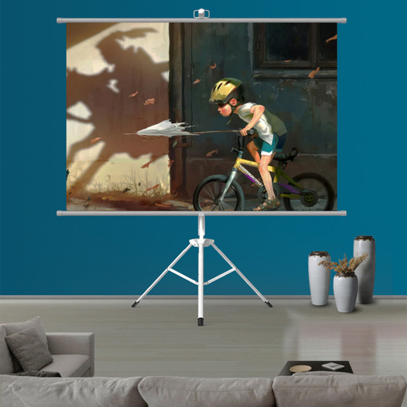 Proyector Portatil Smart Nova 9000lm + Telón 60" LEVO