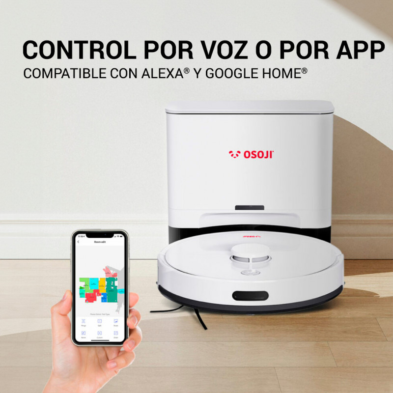 Aspiradora Y Trapeadora Robot Osoji D1000 Pro