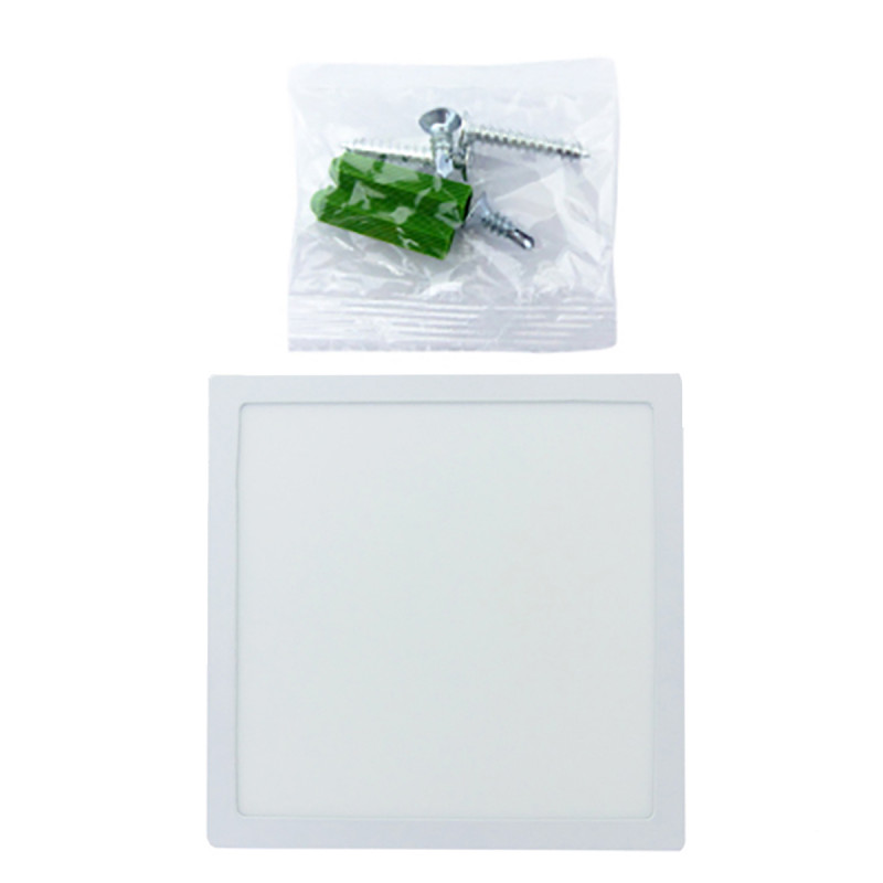 Foco LED Panel 24 Watt Cuadrado Sobrepuesto Luz Blanca