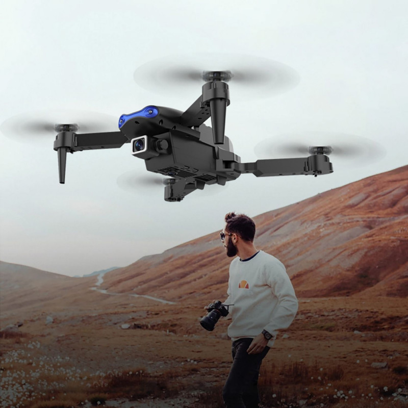 Drone Aéreo Wifi 2 Cámaras 4K HD Recargable 100 MTS