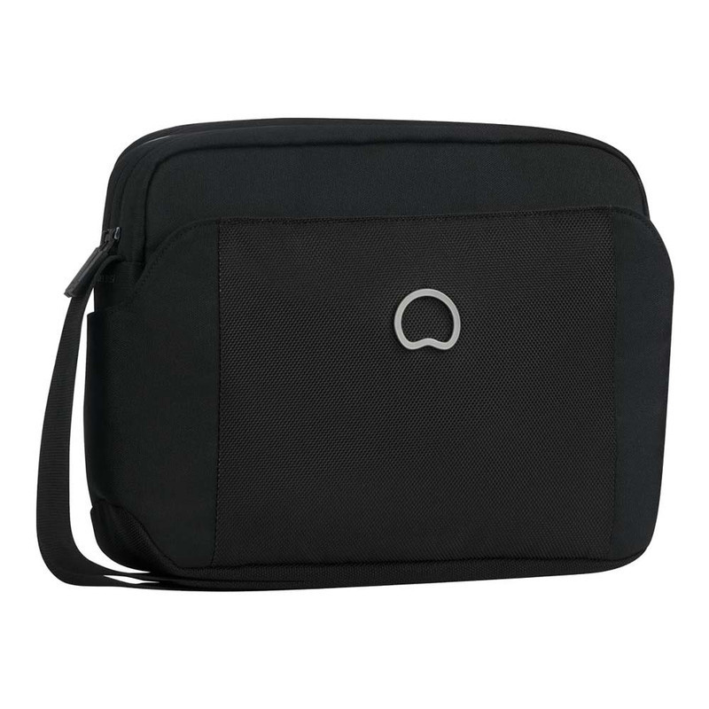 MINI BAG HORIZONTAL 2 CPT. NETBOOK 10,1" DELSEY PICPUS NEGRO