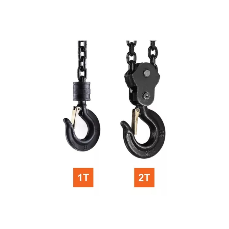 Tecle Cadena Manual 2 Toneladas 3 Metros Cadena